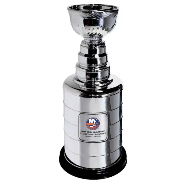 New York Islanders 4-Time Stanley Cup Champions Replica Trophy - NY ...